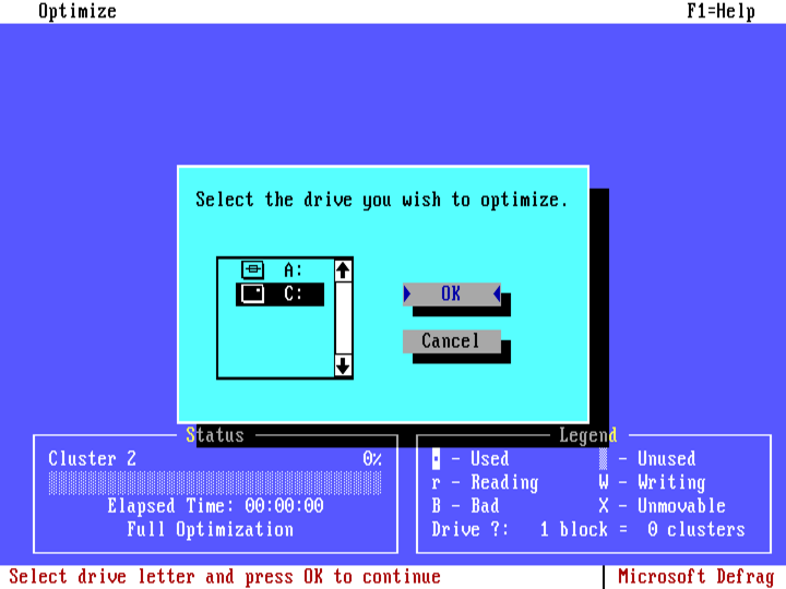 Your Daily MS-DOS Command: "DEFRAG: Rearranges and consolidates ...
